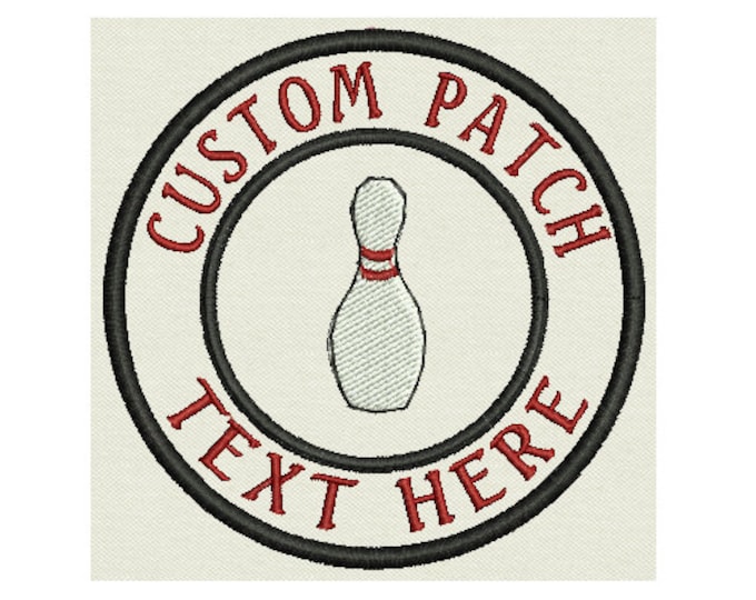 Custom Embroidered Patch Golf Circle Patch Personalize It Sew on or ...