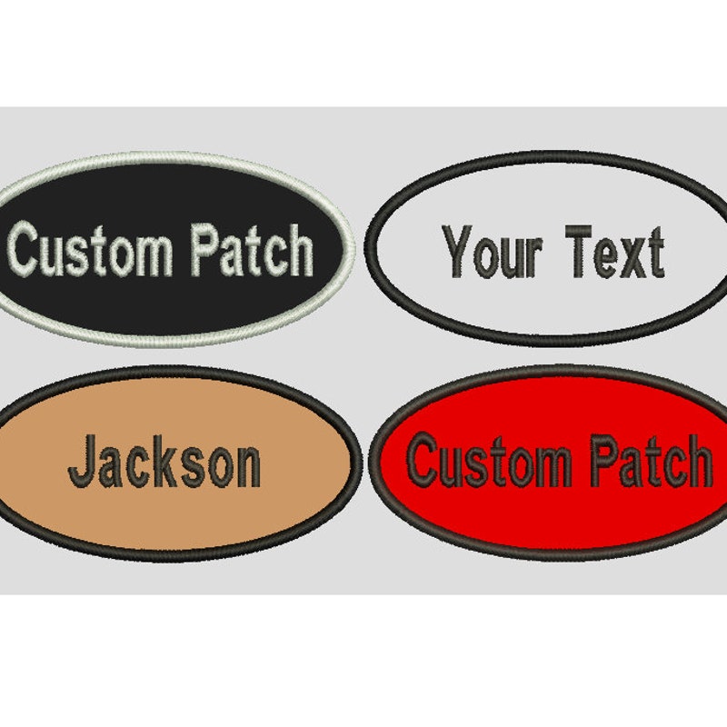 Oval Patch - Etsy
