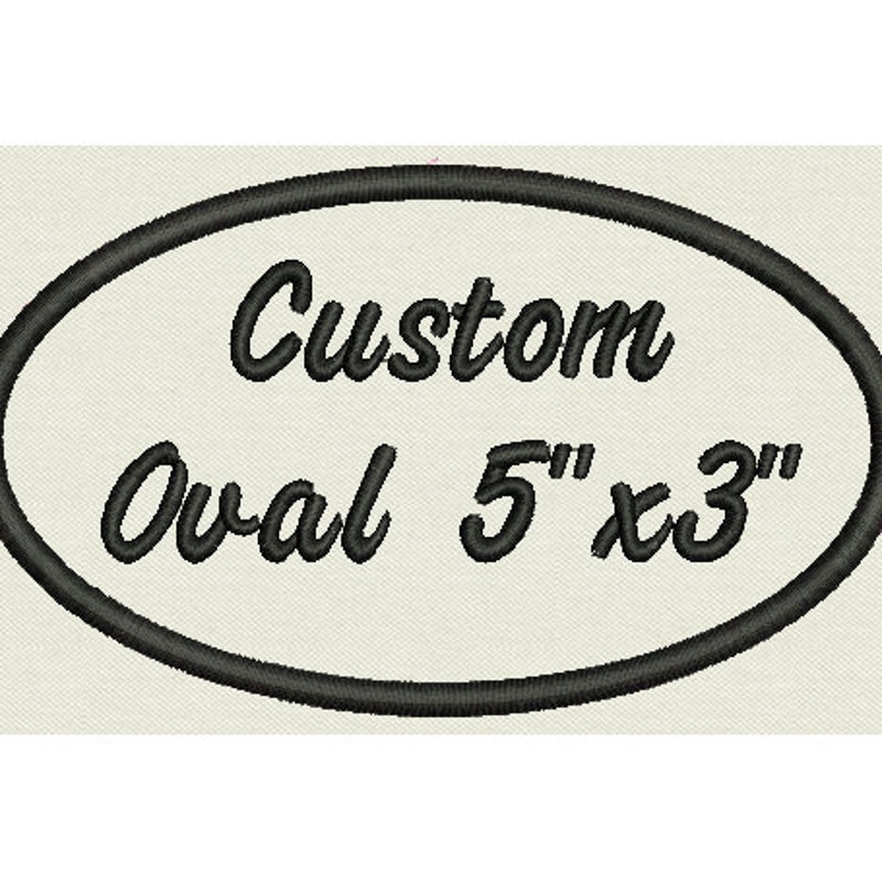 Oval Patch - Etsy