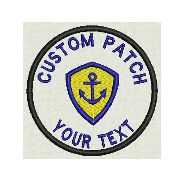 Circle Letter Patch - Etsy