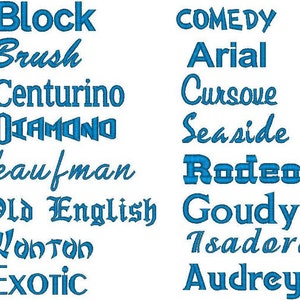 Custom Embroidered Top and Bottom Rocker 12" - Etsy