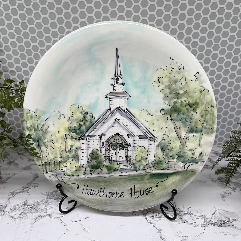 Glass Plate Hand Painted - Etsy