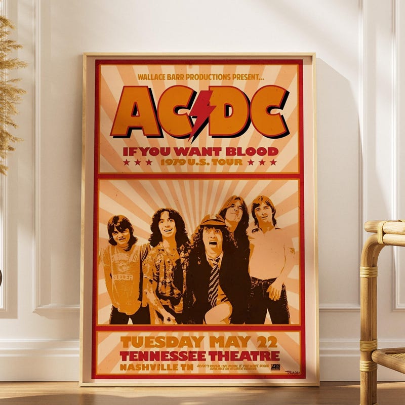 Acdc Poster - Etsy UK