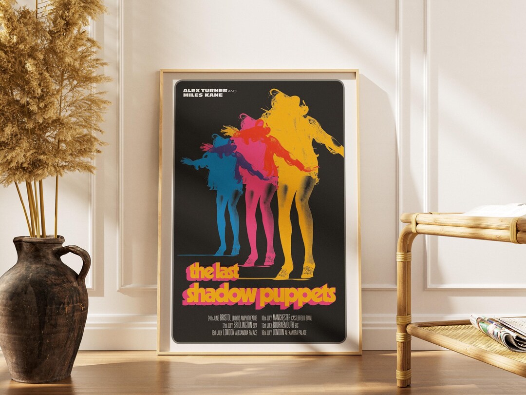 The Last Shadow Puppets Concert Poster - Digital Download & Printable ...