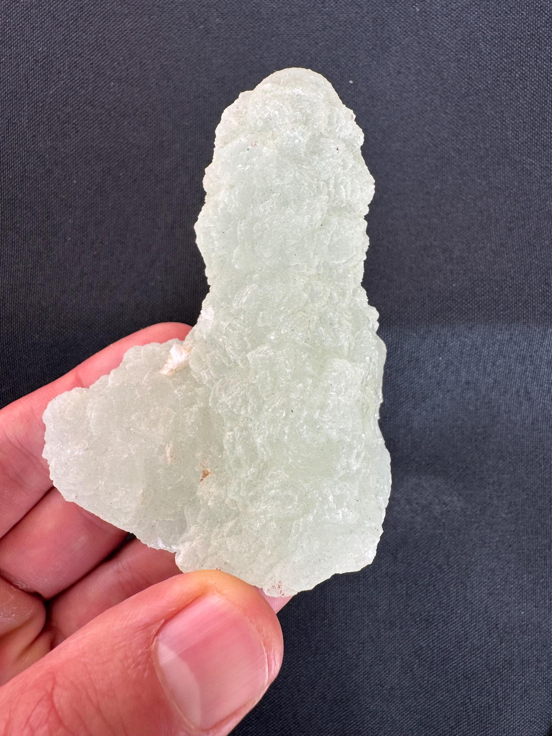 Prehnite Stalactite – Rare Green Crystal Formation From Mali ...