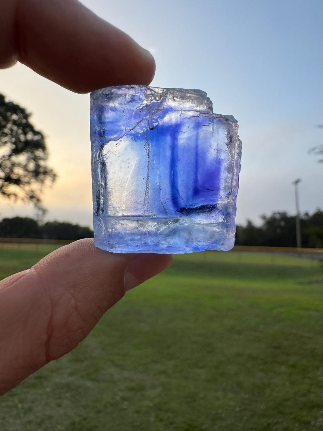 Blue Halite Crystal From Turkey – Intense Blue Color – Natural ...