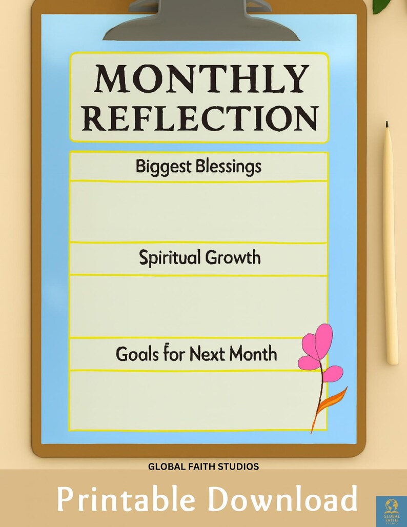 30‑day Bible Study Journal – 53 Page Christian Devotional Printable PDF ...