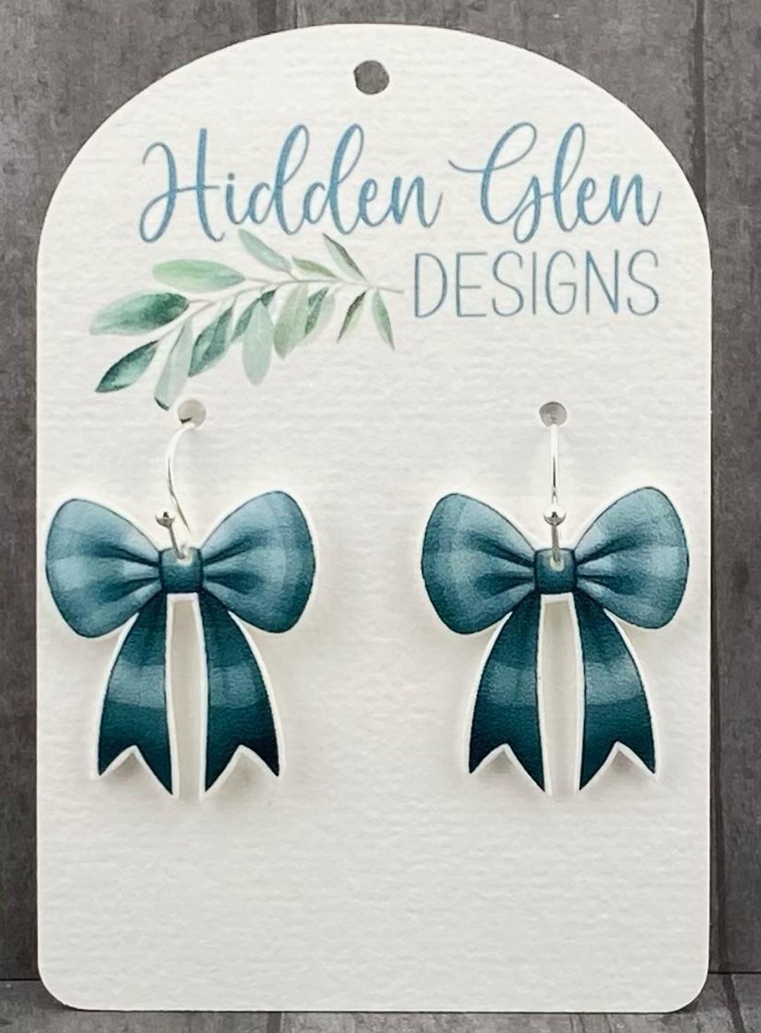 Teal Bows - Etsy