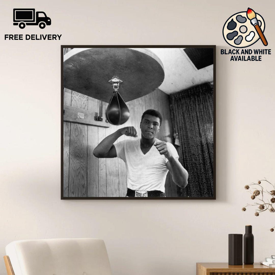 Muhammad Ali in Training Print, Photography Prints, High Society Photo ...
