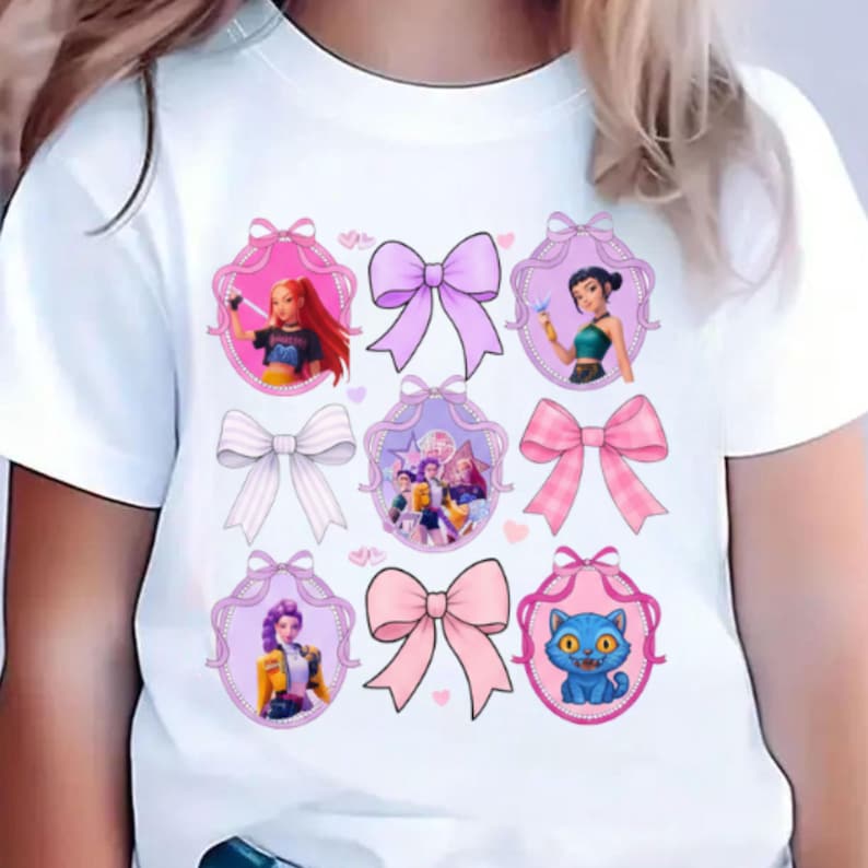 Kpop Huntrix PNG, Demon Hunters PNG, Coquette Bow Demon Hunters Png ...