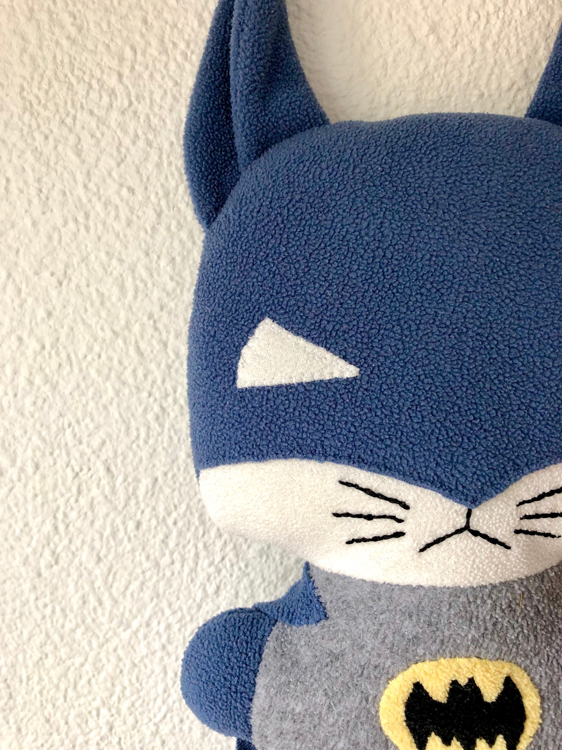 Batcat the Comic Cat Superhero stuffed animal plush toy