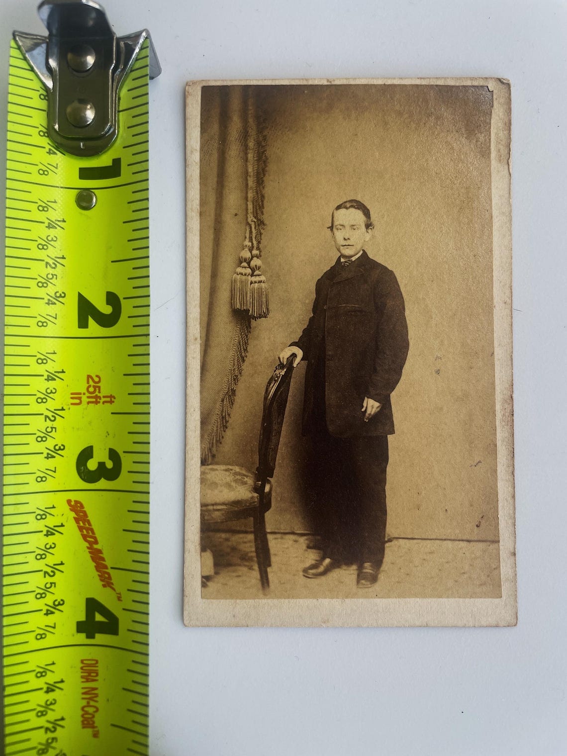 Victorian Post Mortem CDV – Ghostly Boy, Brooklyn NY – Forgotten Child ...