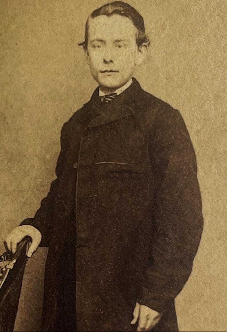 Victorian Post Mortem CDV – Ghostly Boy, Brooklyn NY – Forgotten Child ...