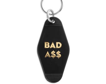 Badass keychain | Etsy