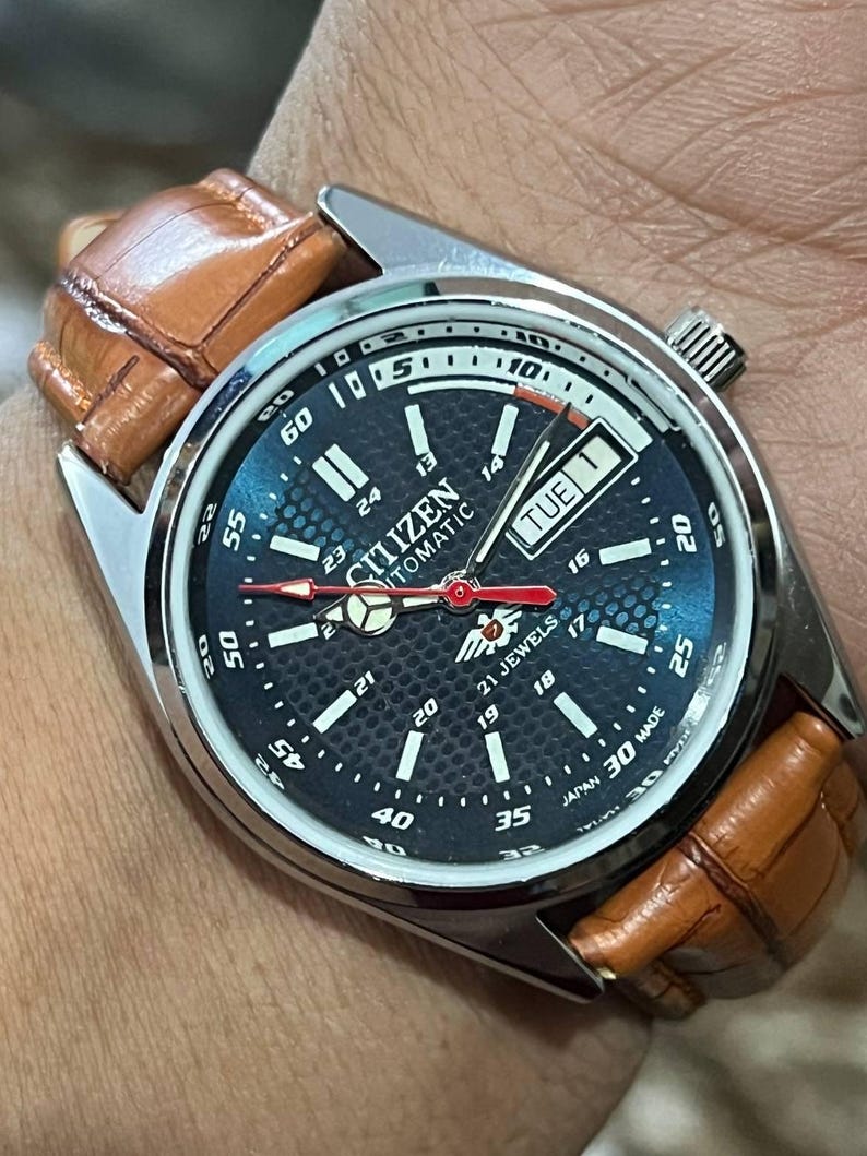 Classic Citizen Cal 8200 Automatic Vintage Men,s Day/date Wrist Watch ...