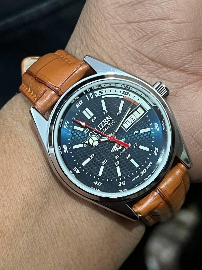 Classic Citizen Cal 8200 Automatic Vintage Men,s Day/date Wrist Watch ...