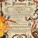 FIRE BANISHING SPELL Charmed Style Printable Binding Spell - Etsy