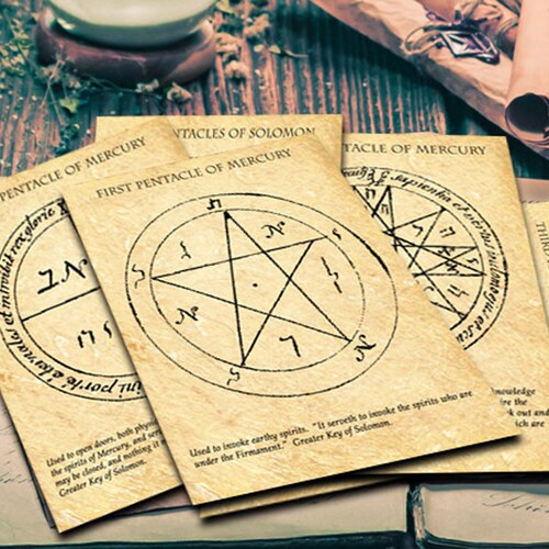 King Solomon Pentacles & Meaning Instant Digital Download | Etsy