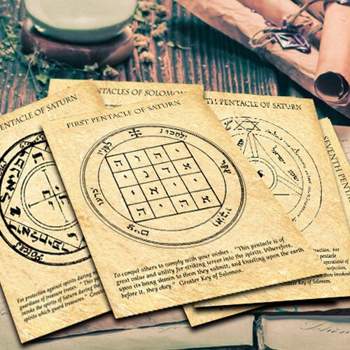 King Solomon Pentacles & Meaning Instant Digital Download | Etsy