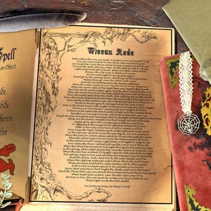 WICCAN REDE Laws of Wicca Wiccan Creed Harm None Witch | Etsy