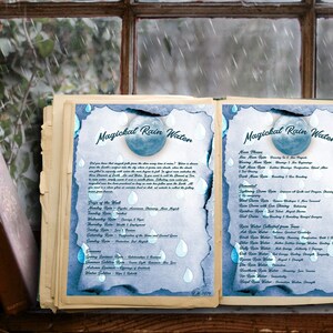 RAIN WATER MAGIC Thunder and Lightning Water Potion Recipe - Etsy Canada