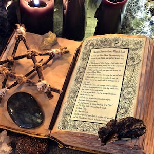 CAST a SPELL 13 STEPS Complete Guide Wicca Journal Page | Etsy