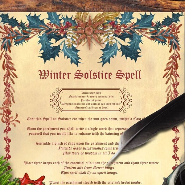 Yule Spell - Etsy