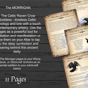 THE MORRIGAN, the Dark Goddess of Wicca and Samhain, Her Mythology ...