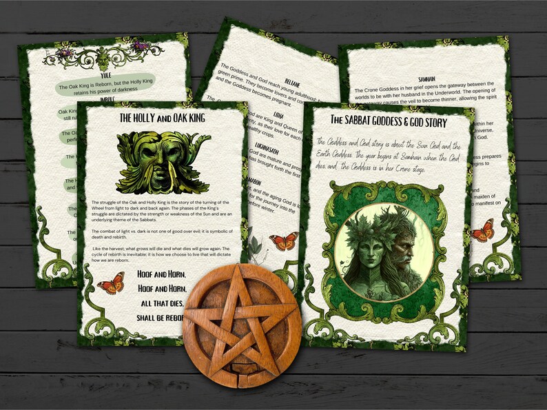 Wicca Lesson #4: the Wheel of the Year, Nature Cycles, and the Holly ...
