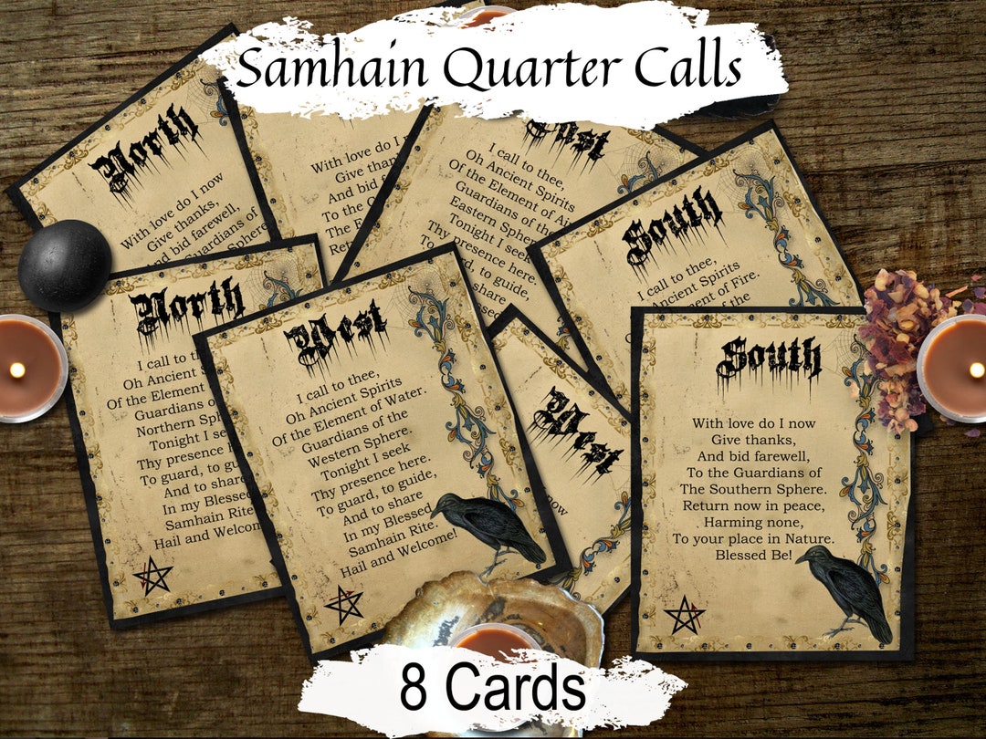 SAMHAIN QUARTER CALLS, Make Sacred Space, Call and Release the Wiccan ...