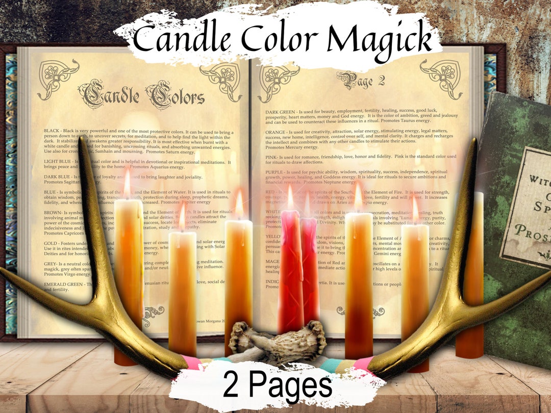 CANDLE COLOR MEANINGS, Unlock the Magic of Color Intention for Your ...