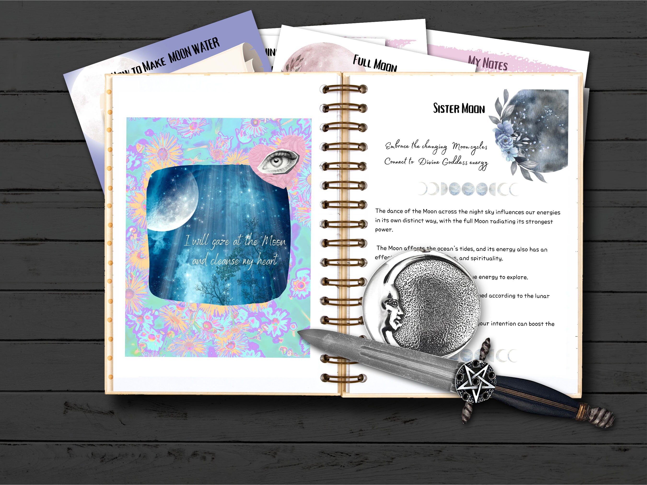Wicca Lesson # 3: Unlock the Secrets of Moon Magick and Master the ...