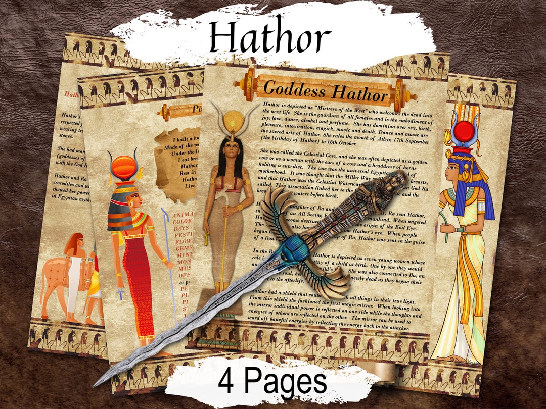 GODDESS HATHOR Egyptian Goddess Magic Correspondences, Hathor Prayer ...