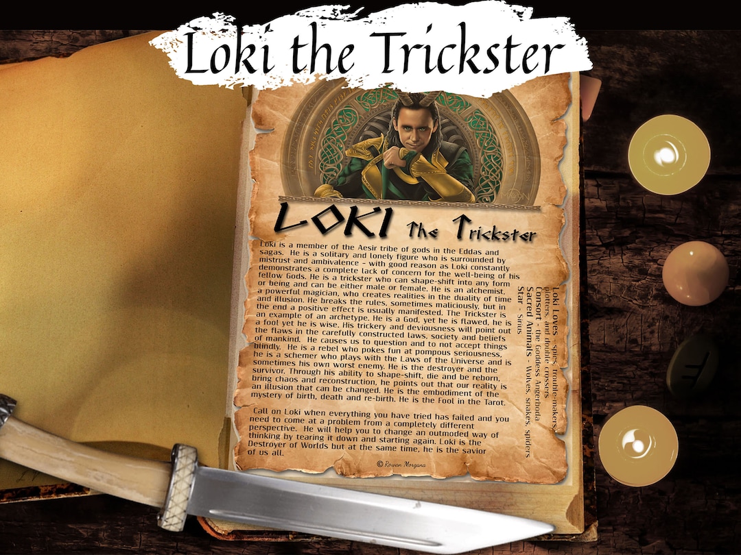 LOKI the TRICKSTER, the Norse Viking God of Mischief, A Controversial ...