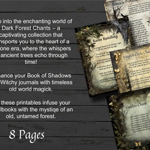Forest Spirit Spellbook Pages: Enchanted Woodland Chants (PDF Download ...