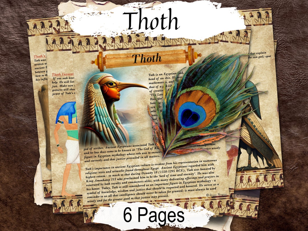 THOTH EGYPTIAN GOD, the God of Wisdom, Writing, and the Emerald Tablets ...