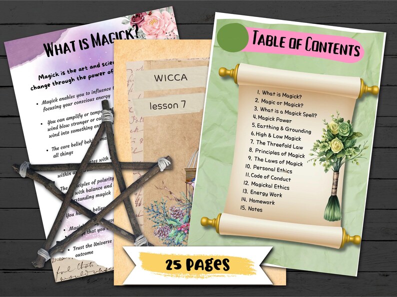Wicca Lesson #7: the Secrets of High and Low Magick - Etsy