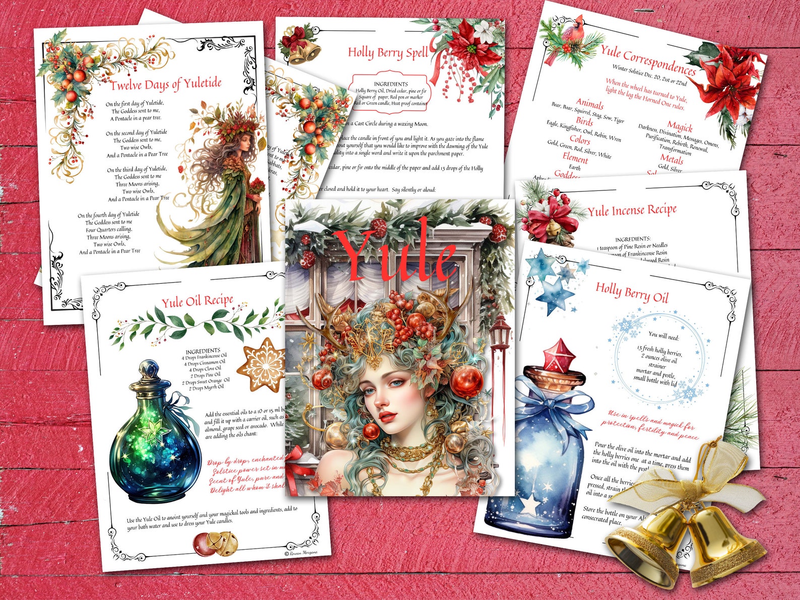 Yule Sabbat Grimoire: Wicca Winter Solstice Spells & Rituals (75 ...