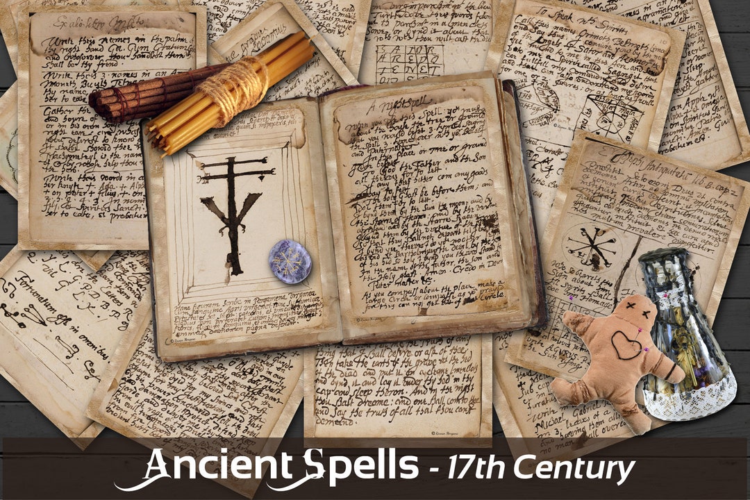ANCIENT SPELLS Bundle 17th Century Witchcraft Digital - Etsy Canada