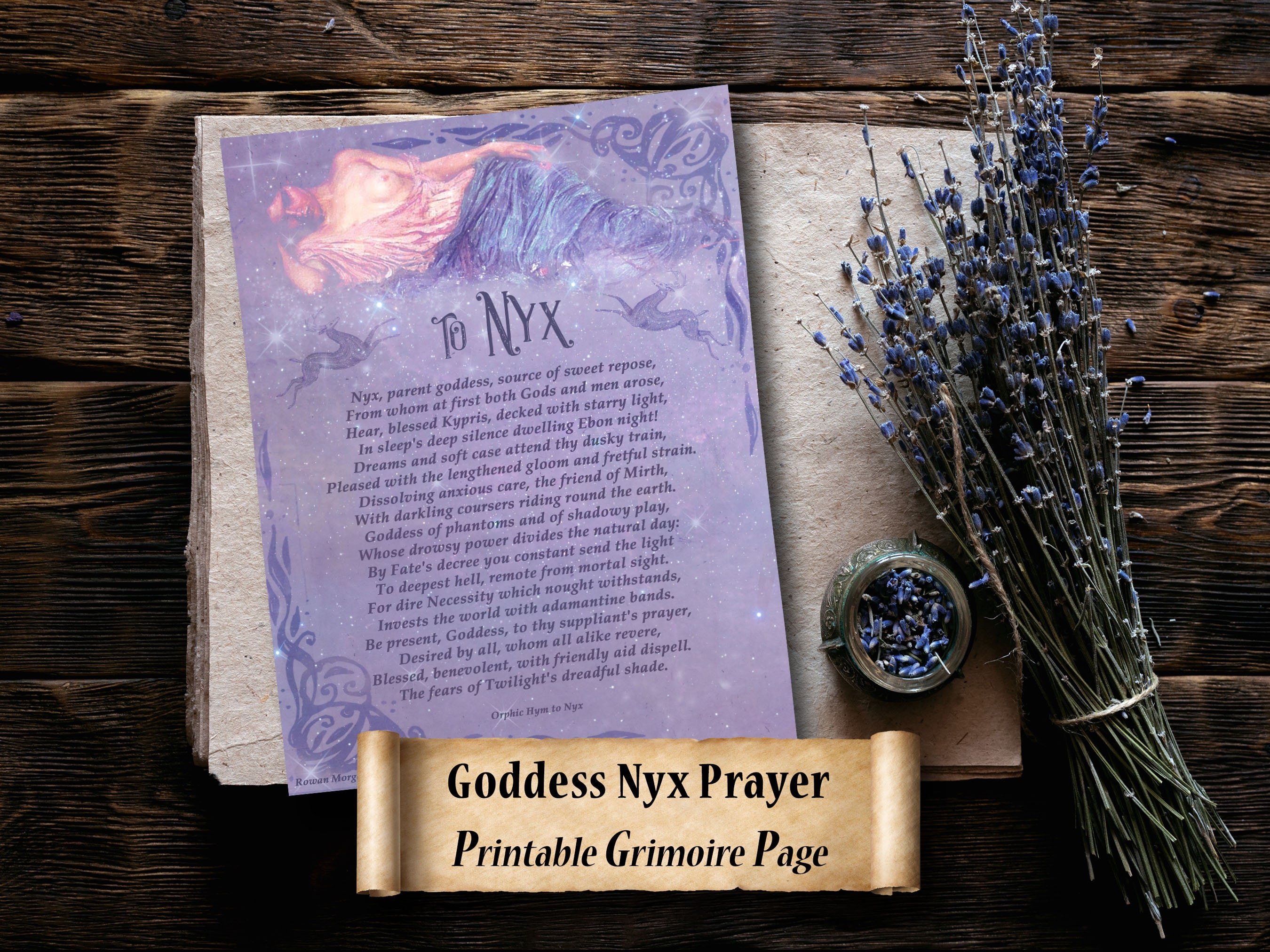 Nyx Goddess Prayer