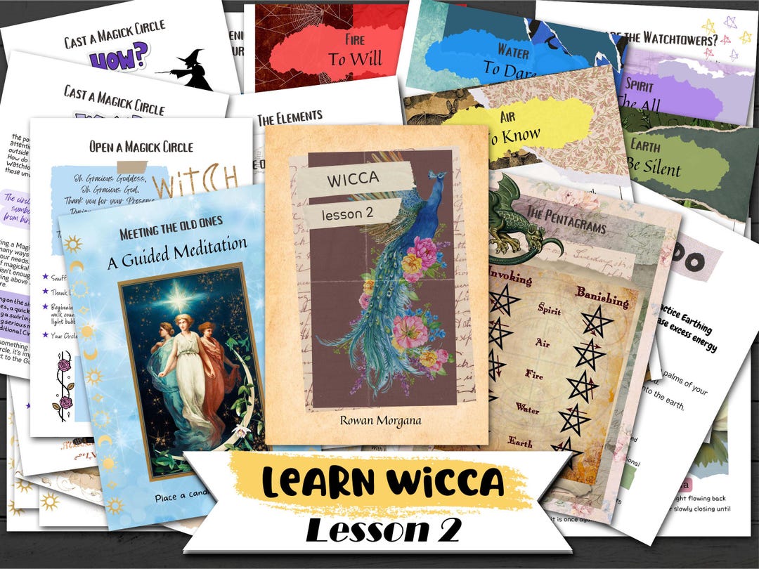 Wicca Lesson # 2: Basics of Wiccan Magick, Pentagrams, Elements and ...