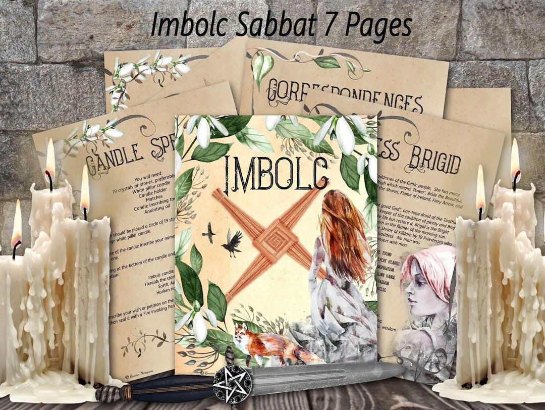 IMBOLC SABBAT 9 Páginas Correspondencias de Sabbat de - Etsy España