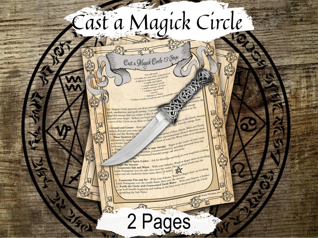 CAST a MAGICK CIRCLE, Sacred Space, Rituals Spells & Ceremonies, Call ...