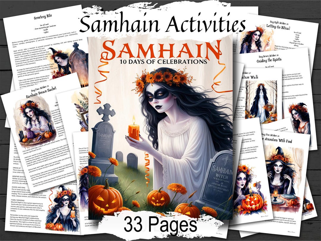 Samhain Spells & Rituals: 10-day Advent, Halloween Magic Bundle (PDF ...