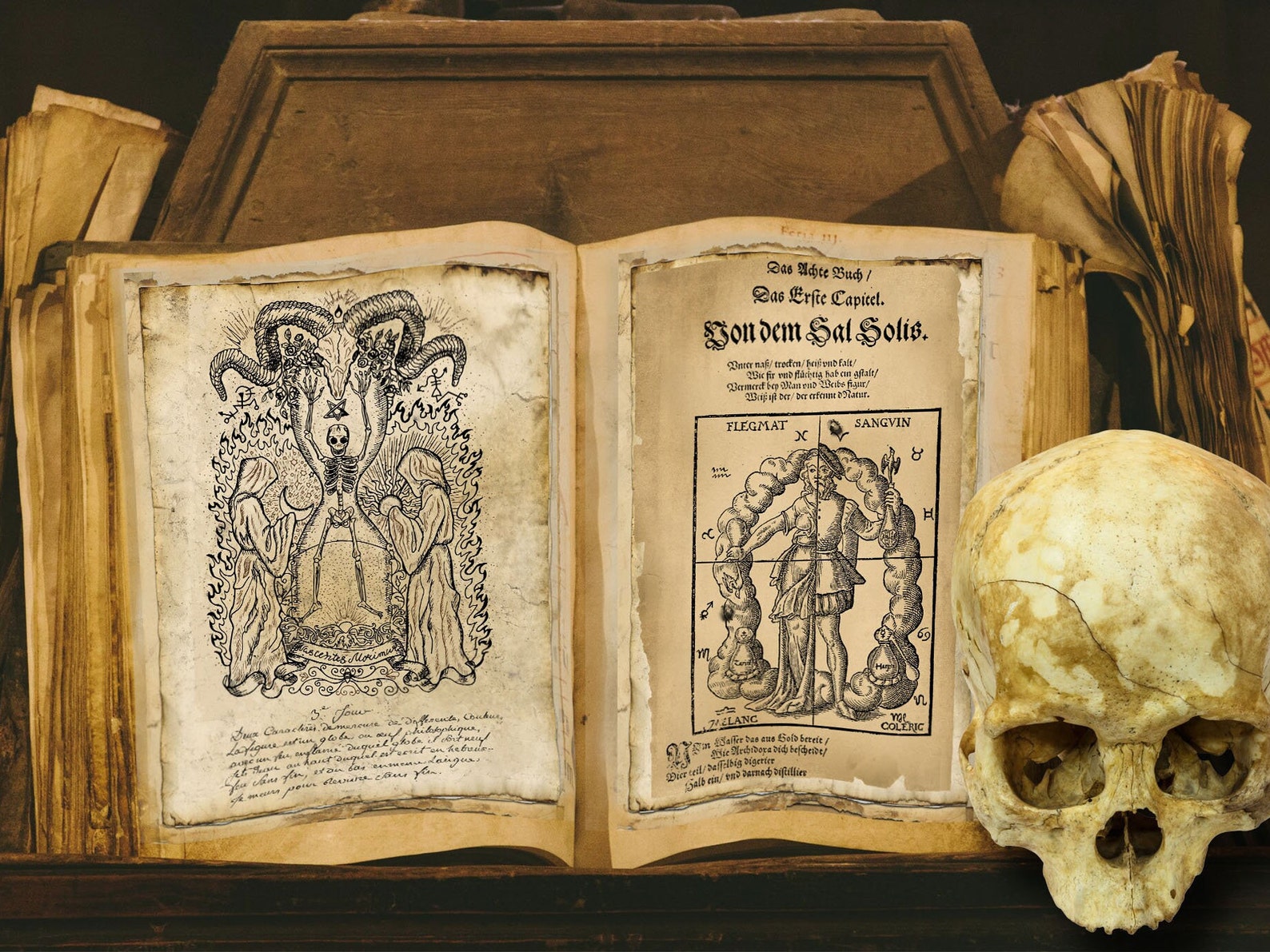 Alchemy Journal: Devil's Bible Grimoire - Occult Sigils, 50 Printable ...