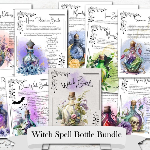 Spell Bottles - Etsy