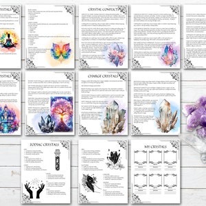 Crystal Magic: the Ultimate Gemstone Guide From A to Z, 42 Printable ...