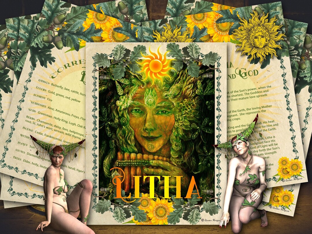 LITHA SABBAT 8 Pages Wicca Witchcraft Midsummer Magic Litha - Etsy