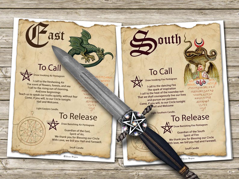Wicca Quarter Calls: Cast a Magic Circle, Call the Directions ...