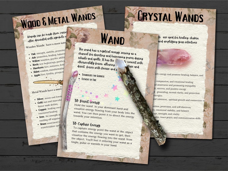 Wicca Lesson 6: Magickal Tools & Rite Guide (PDF Download - Etsy